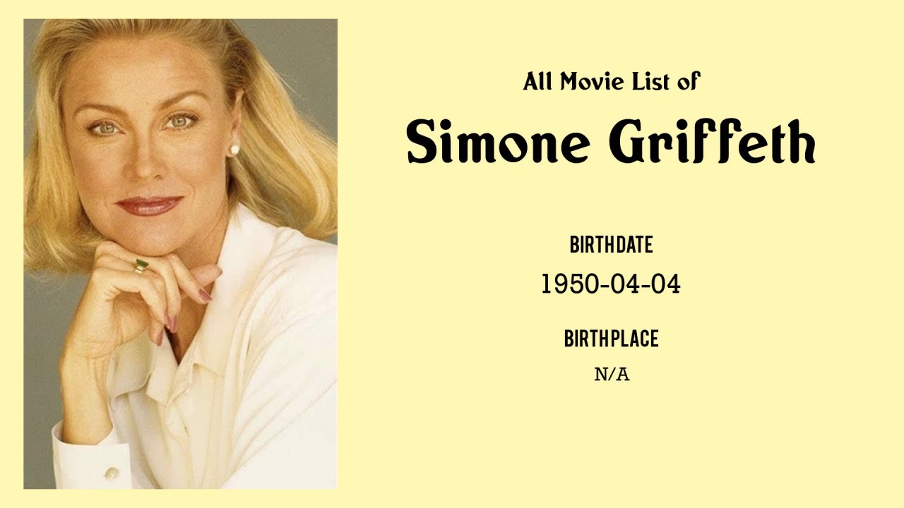 Simone Griffeth Actress