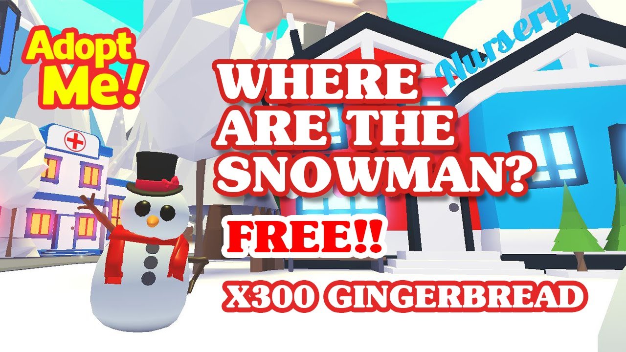 Where are the snowman? | Adopt Me | HAPPY HOLIDAY | ROBLOX - YouTube
