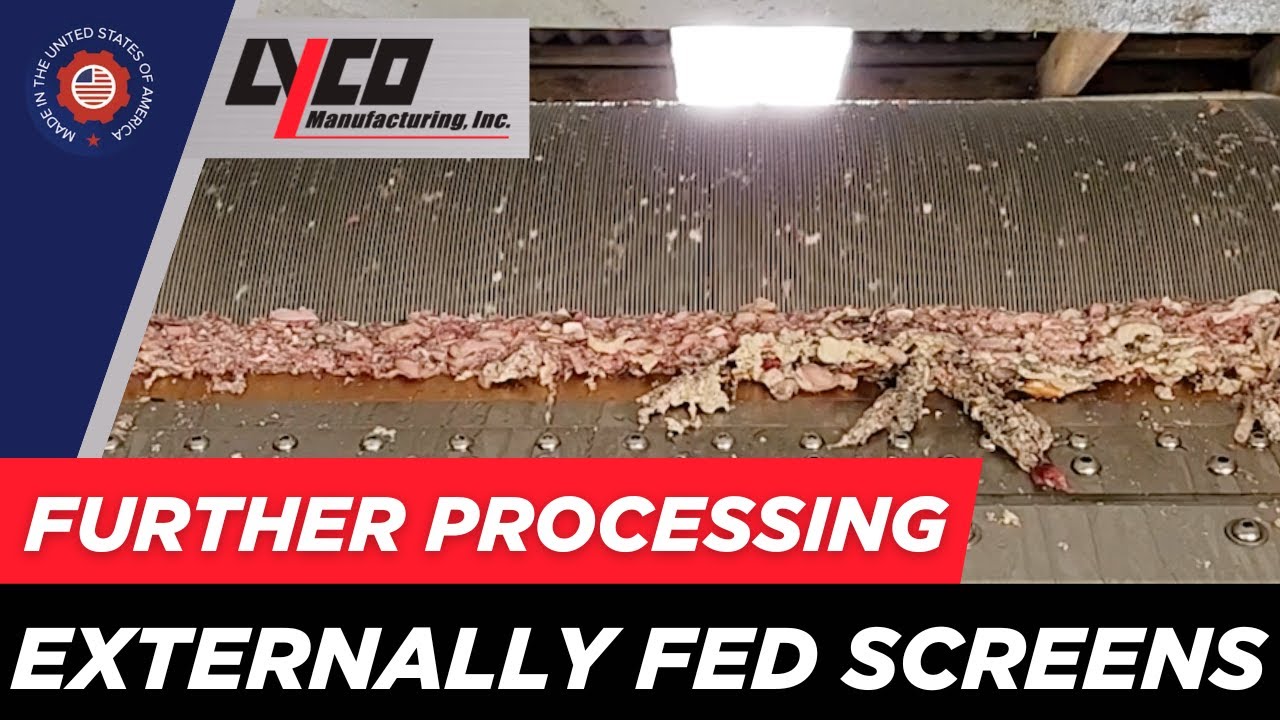 Further Processing | External Screens | Food Processing Machines ...
