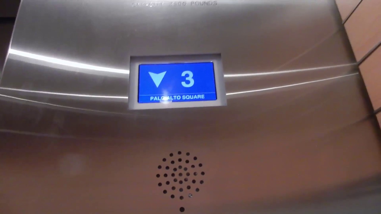 Otis Compass Destination Dispatch Traction Elevators - Five Palo Alto Square, Palo Alto, CA ...