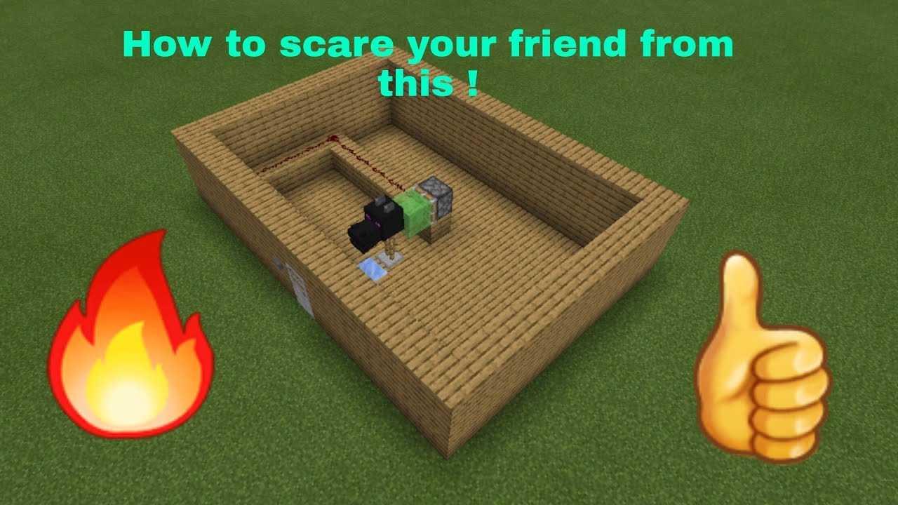 How to scare your friend from this..(pocket/java)edition (MINECRAFT ...