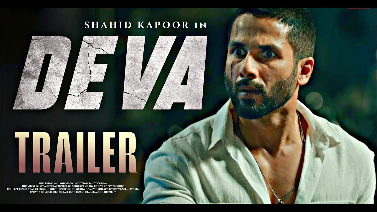 DEVA | Shahid Kapoor | Pooja Hegde | New Hindi Movie 2025 | Trailer ...