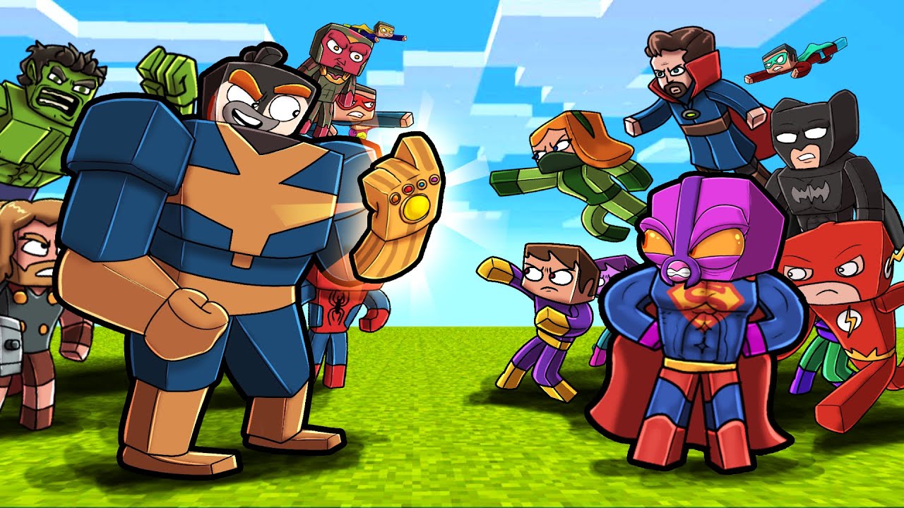 Strongest SUPERHERO Tournament! (Scramble Craft) - YouTube