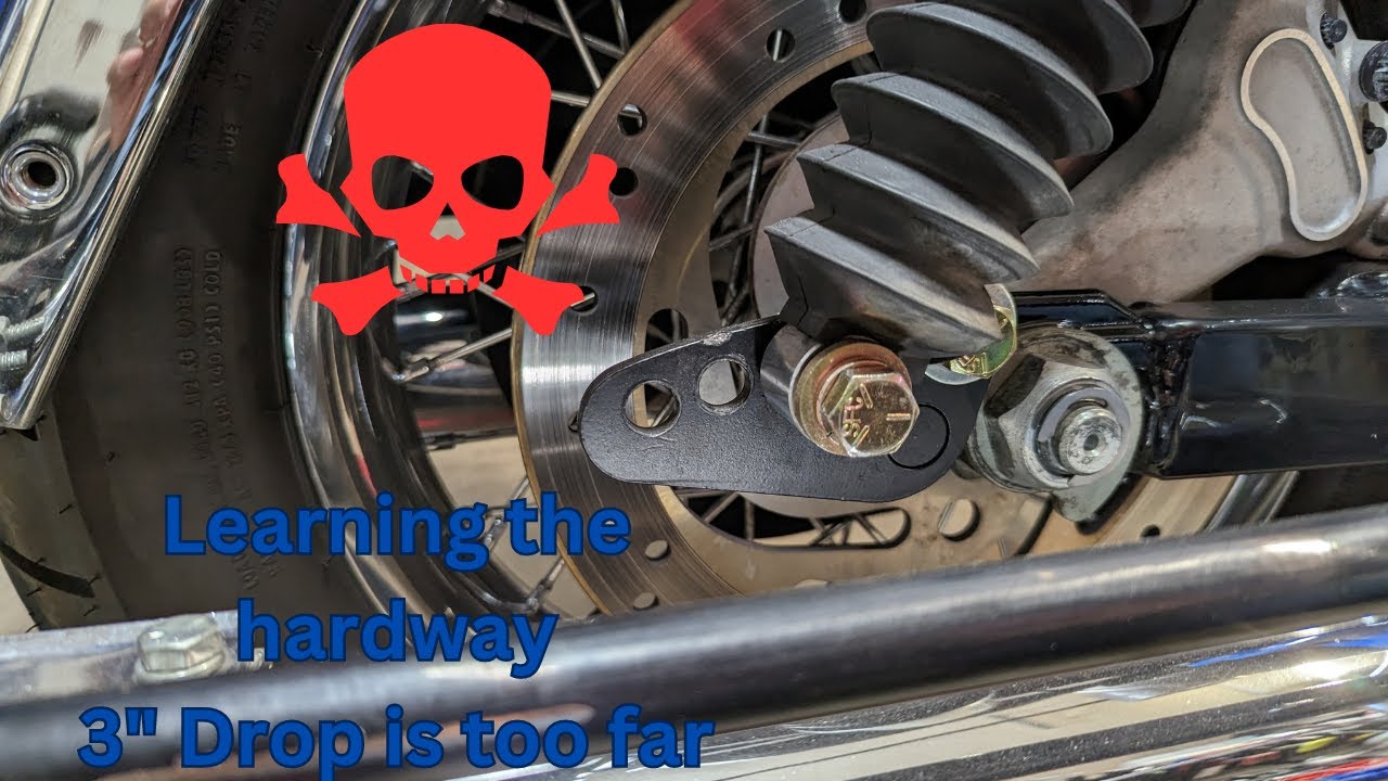 Lowering Blocks for Harley Davidsons - Use caution - YouTube