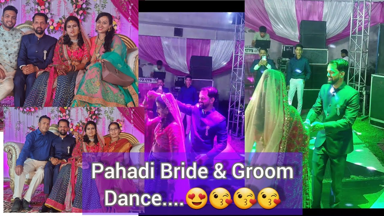 Pahadi Bride & Groom Dance || Uttarakhand culture || Kumaoni Bride and ...