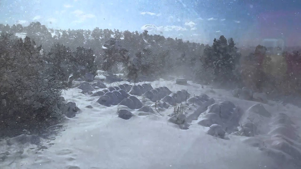 windy snow - YouTube