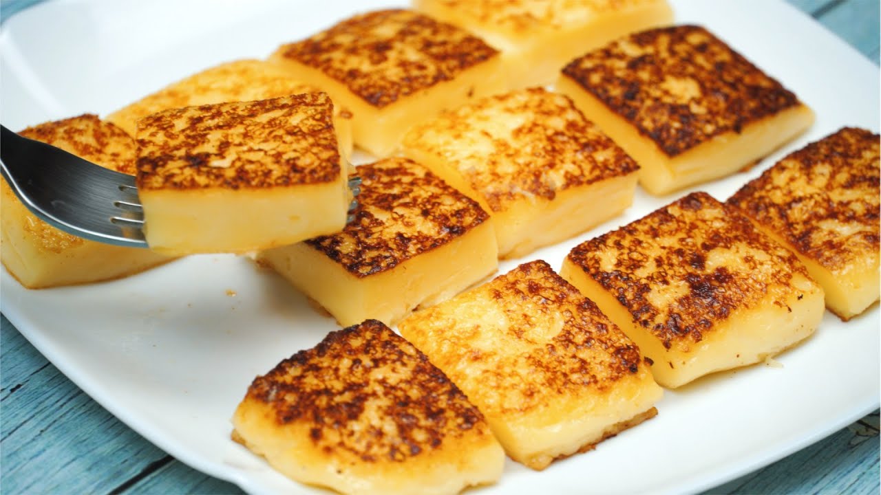 How to make fried custard pudding | Quick and easy dessert - YouTube