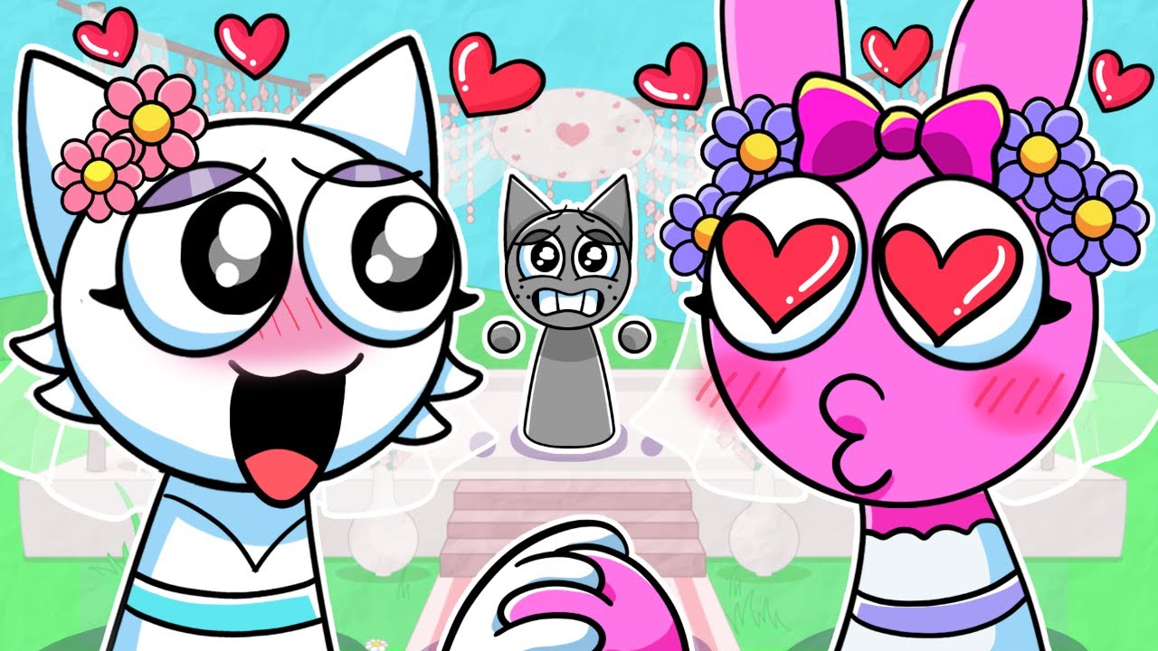 NEW INCREDIBOX SPRUNKI // WENDA & PINKI GET MARRIED?! Love Story 2D ...