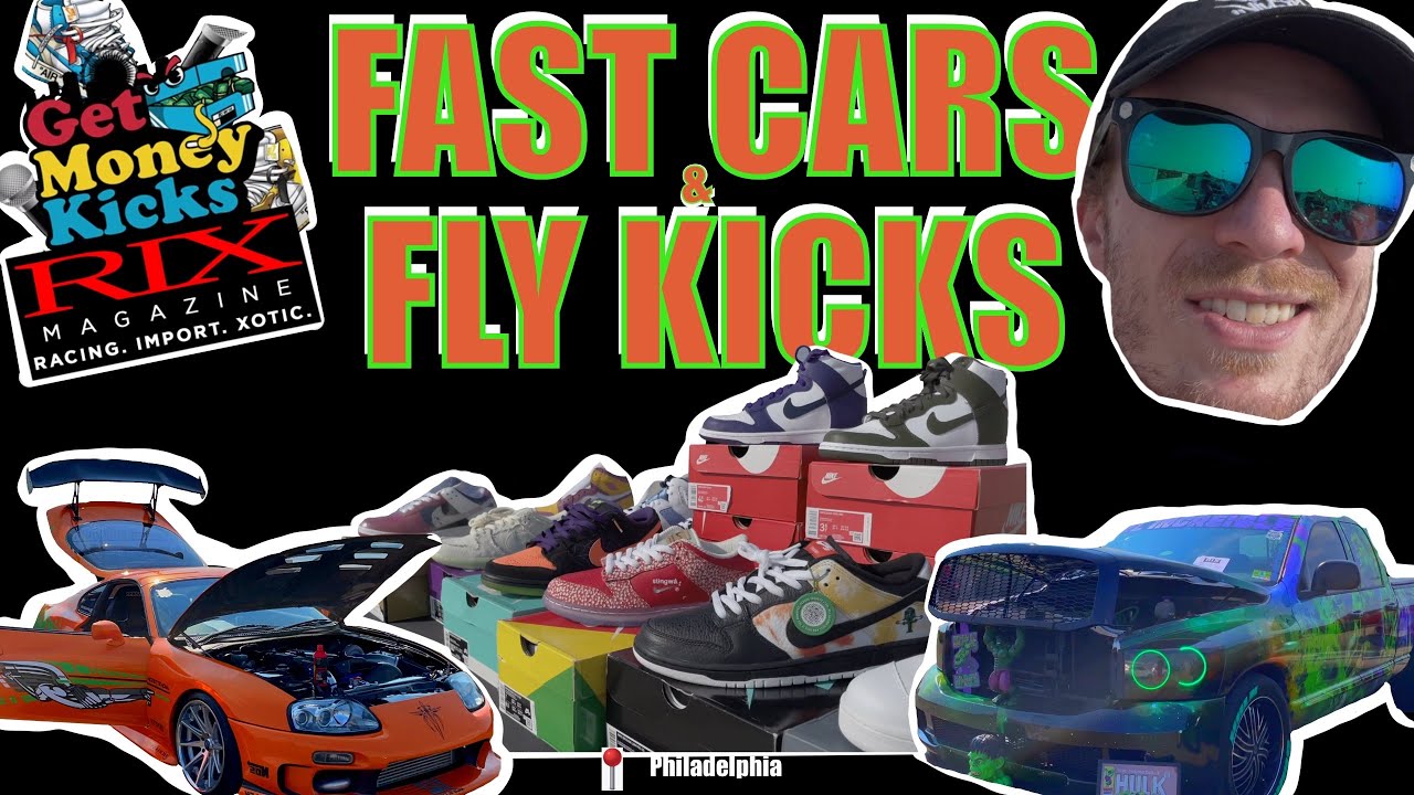 WILD Cars and Crazy Sneakers at RIX Magazine Car Show X Get Money Kicks Sneaker Show! - YouTube
