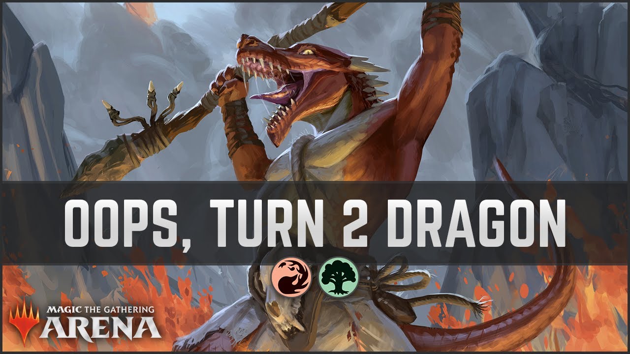 Oops, Turn 2 Dragon! (Historic Minion of the Mighty Deck) | MTG Arena ...