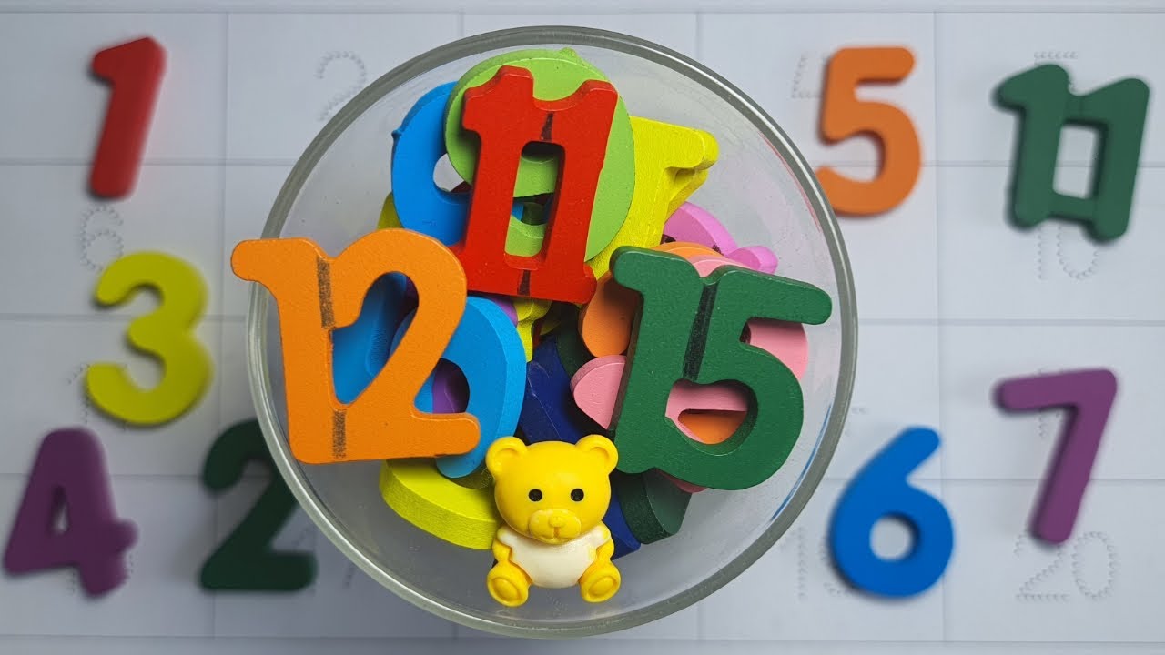123 counting for children, counting learning video, preschool learning ...