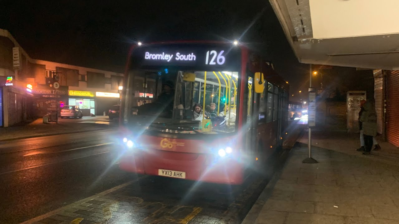 *Fast Squealer + Kickdown* Bus Journey: Metrobus London Bus Route 126 ...