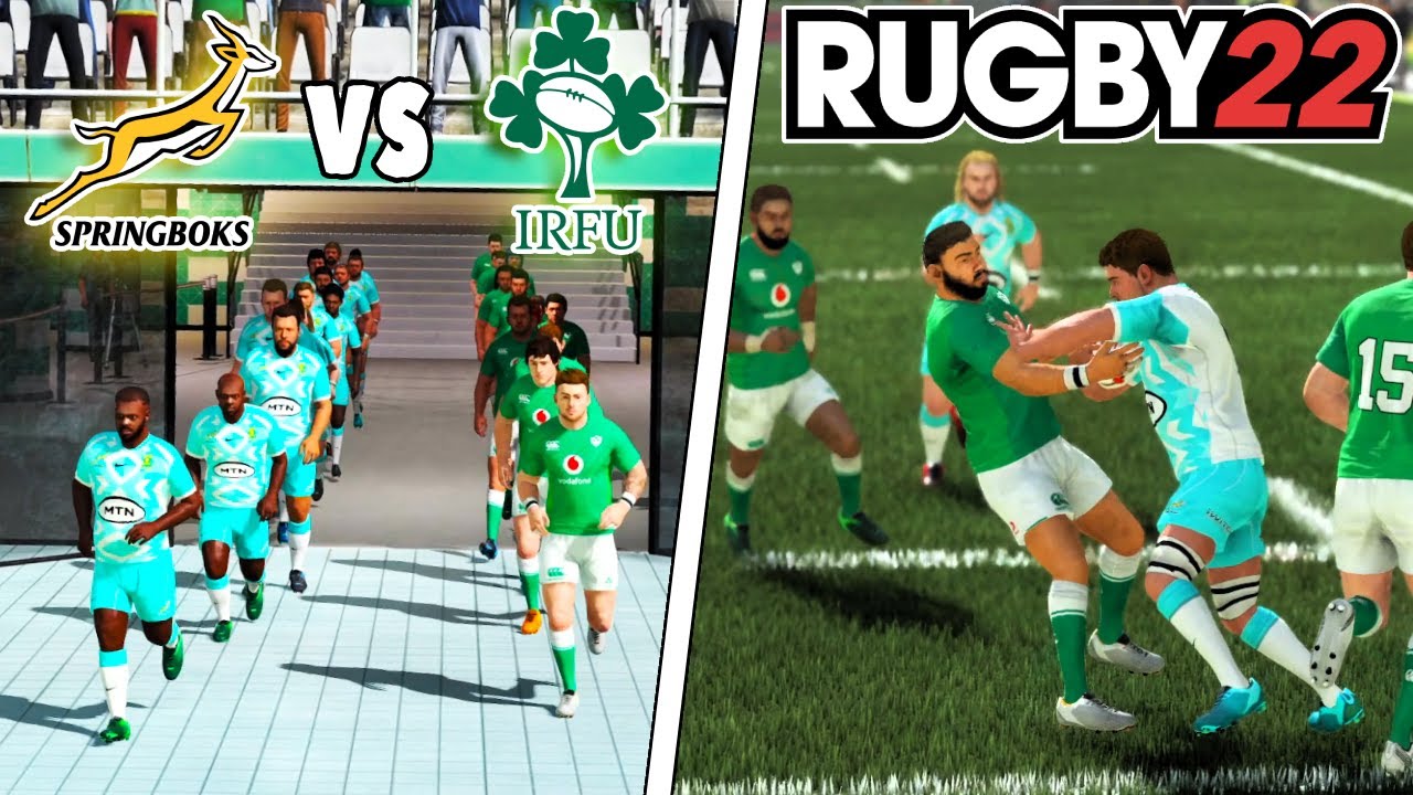 SPRINGBOKS vs IRELAND - July Internationals 2024 - Rugby 22 Gameplay ...