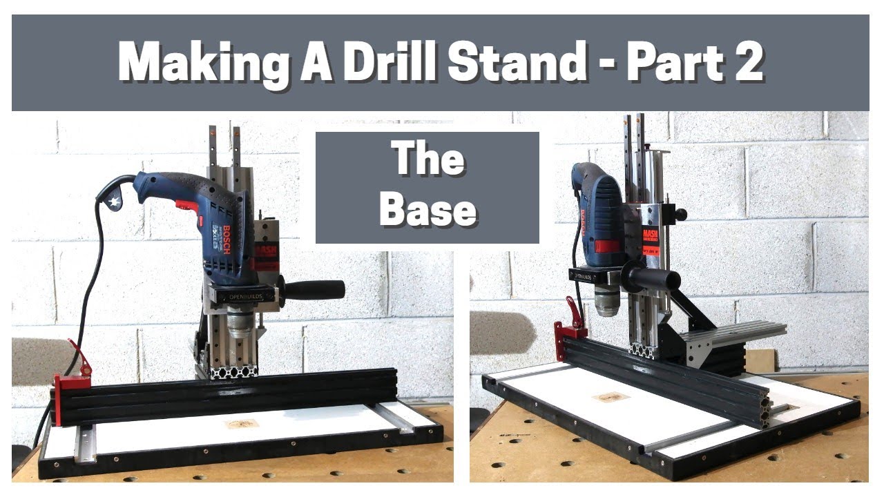 Making A Drill Stand Part 2 - The Base - Profile Extrusion In The ...