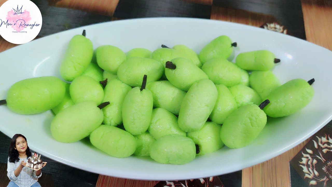 অঙ্গরি/ আঙুর চমচম মিষ্টি, টিপসসহ রেসিপি |Sada Chomchom Mishti Recipe ...