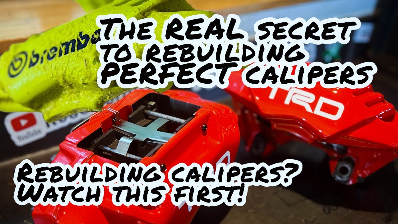 Rebuilding brake calipers? WATCH this first!. Detailed DIY JZA80 ...