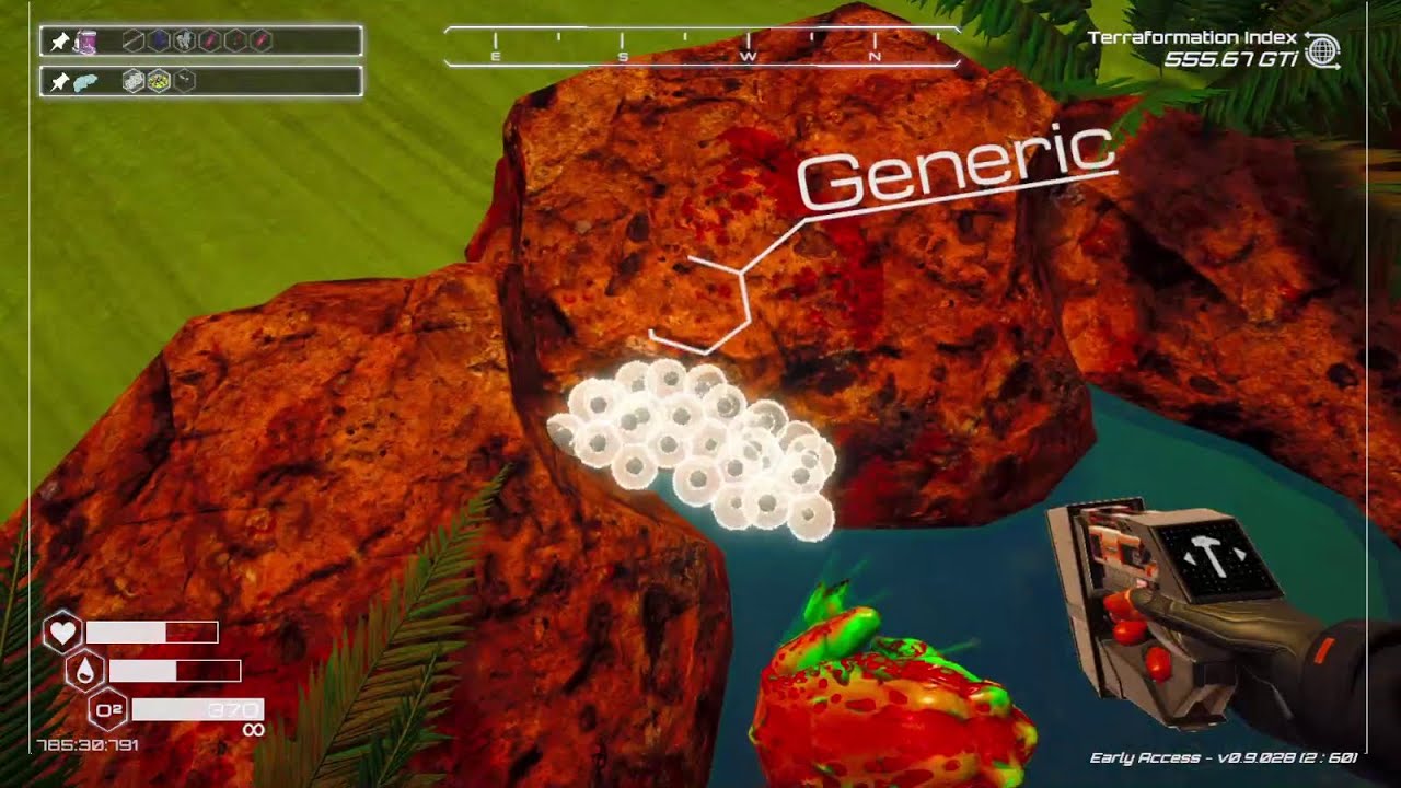 Planet Crafter Waterfall 49 On the Hunt for Generic Frog Eggs! - YouTube