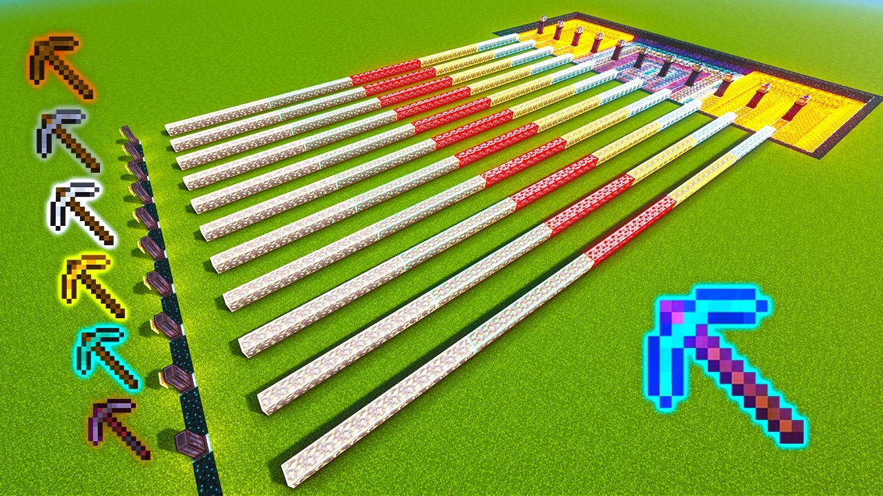 How Many Time to Break Each Minecraft Ore Block with a Pickaxe? ⛏️ ...