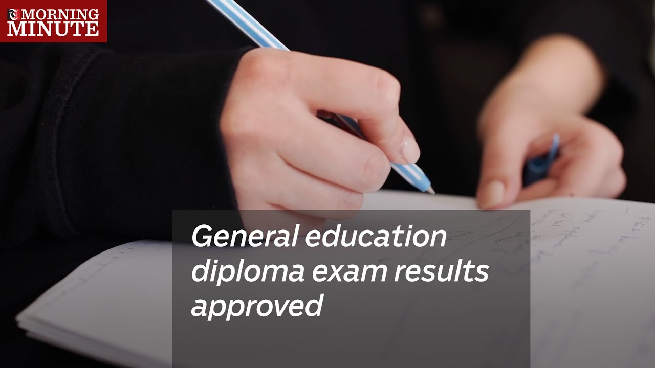 General education diploma exam results approved - YouTube