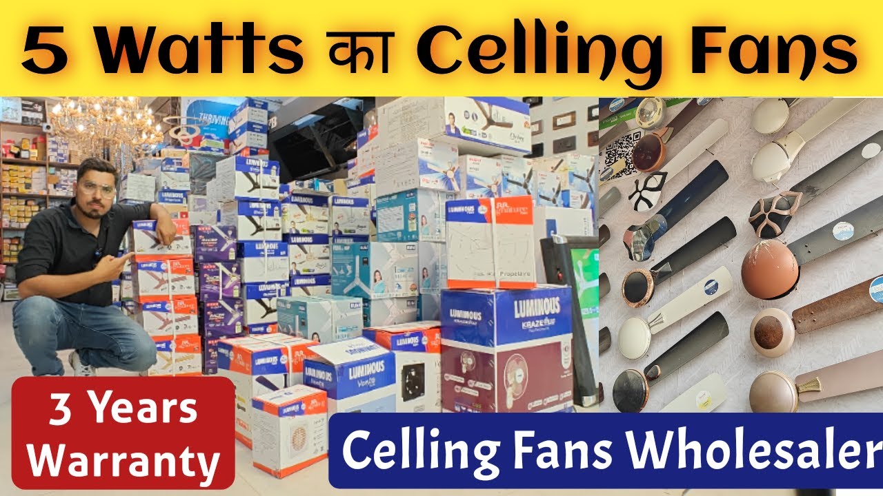 Cheapest Price Ceiling Fan | New Technology Ceiling Fan | Luminous ...