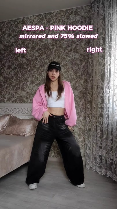 AESPA - 'PINK HOODIE' dance tutorial by lisabetty #dancetutorial #tutorial #cover #aespa #winter ...