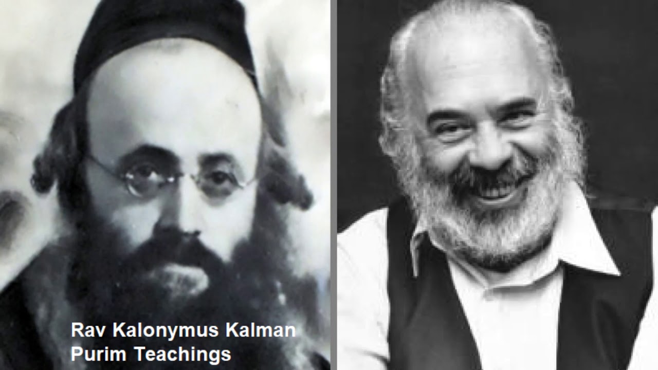 Shlomo Carlebach - Rav Kalonymus Kalman Purim Torah in Ghetto 1942 ...