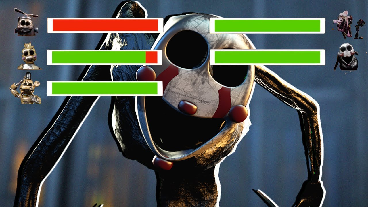 [SFM FNAF] FNaF Reaper Animatronics Counter Jumpscares With Healthbars ...