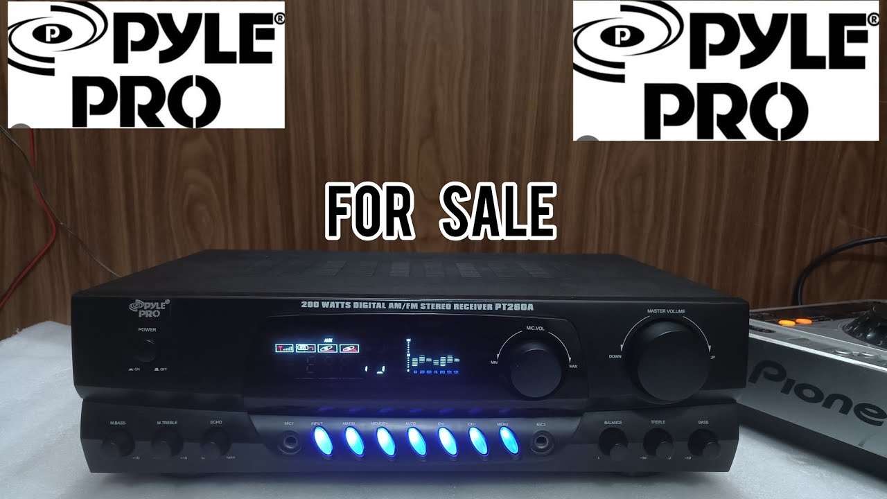 PRICE 15000 (9310741161) PYLE PRO PT260A STEREO RECIVER AMPLIFIER - YouTube