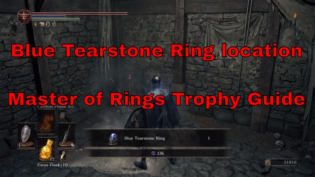 Dark Souls III - Where to find the Blue Tearstone Ring location [Master ...