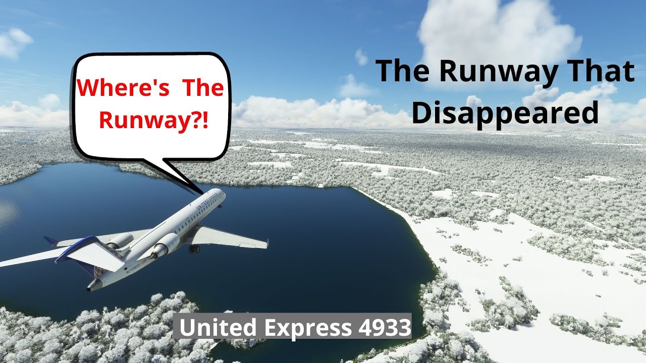 The Mystery Of The Missing Runway | United Express Flight 4933 - YouTube