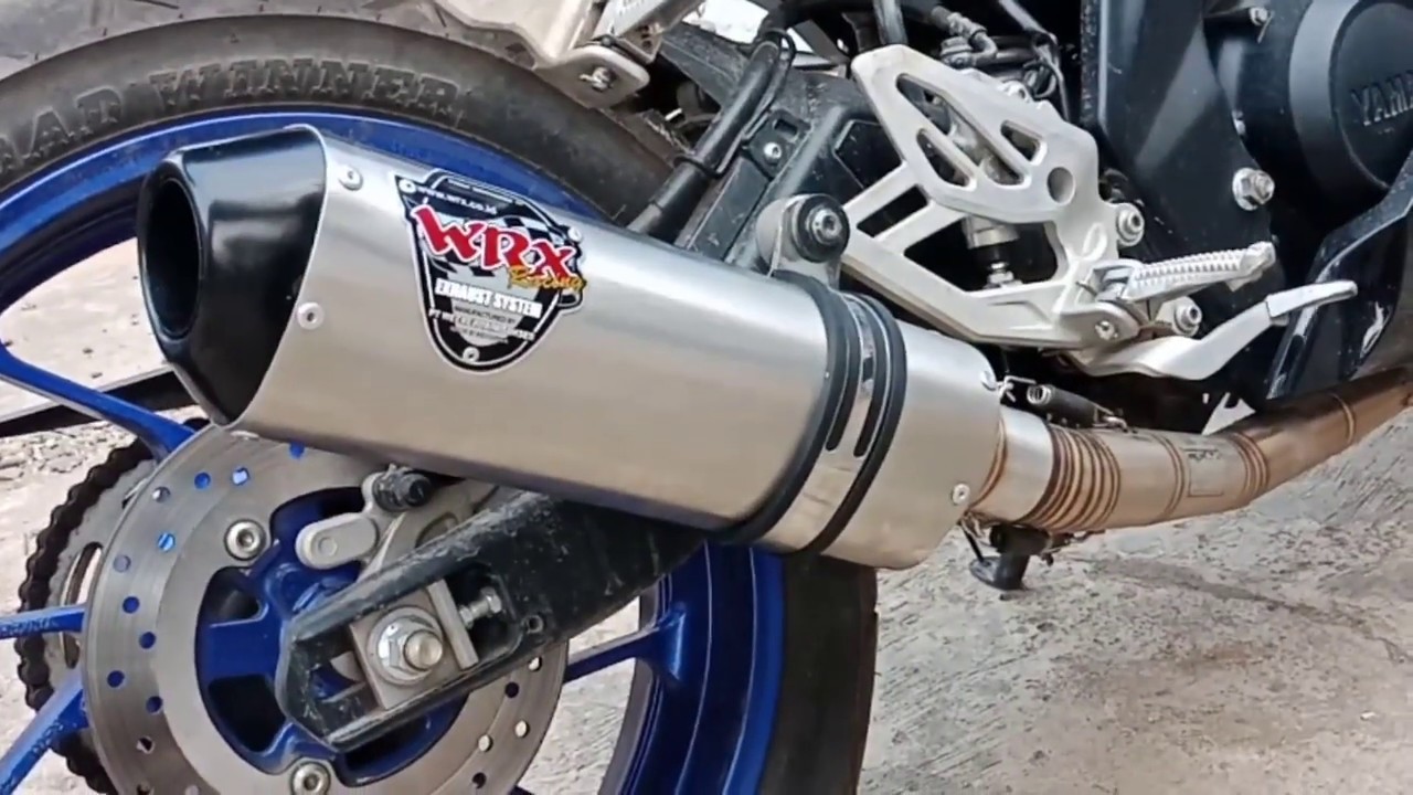 Knalpot Yamaha R15 V3 Gahar Adem - YouTube