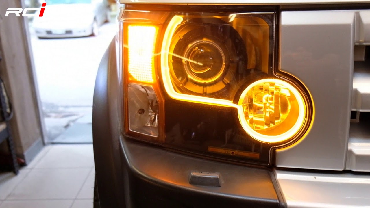 Land Rover Discovery 3 Headlights DIY Design LED Light Strip RCi ...