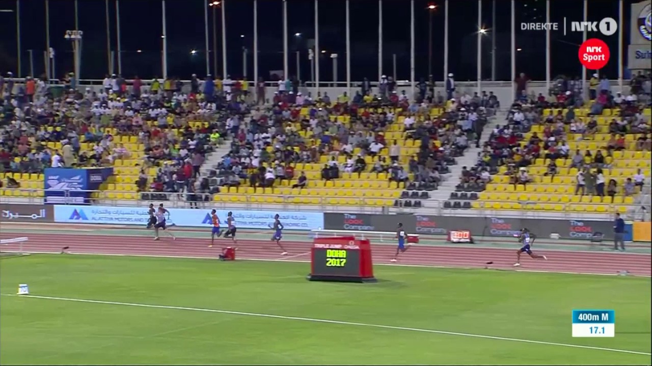 400 Meter Men IAAF Diamond League 2017 Doha - YouTube