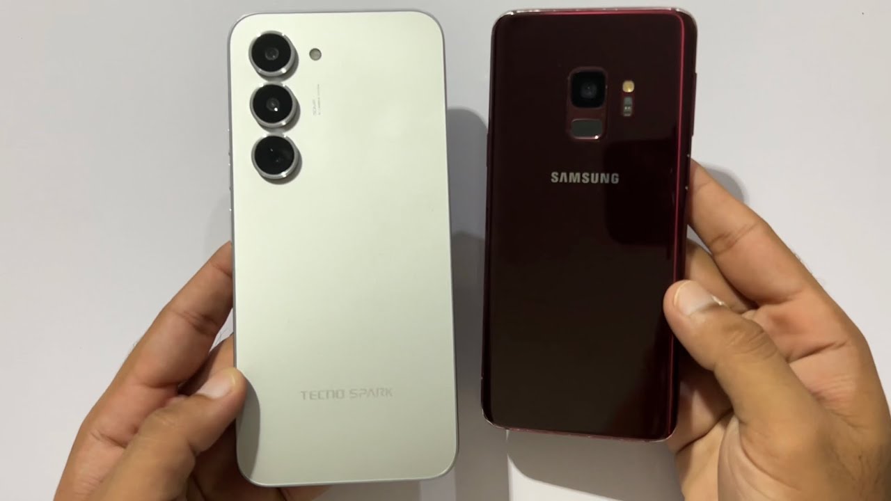 Samsung Galaxy S9 vs Tecno Spark 40 PRO - Speed Test - YouTube