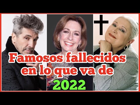 𝐀𝐑𝐓𝐈𝐒𝐓𝐀𝐒 𝐘 𝐅𝐀𝐌𝐎𝐒𝐎𝐒 𝐅𝐀𝐋𝐋𝐄𝐂𝐈𝐃𝐎𝐒 𝐄𝐍 𝟐𝟎𝟐2 Un recuerdo para los rostros del mundo de las telenovelas QEPD