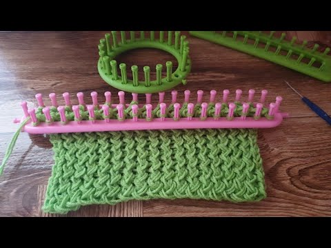 loom knitting - YouTube