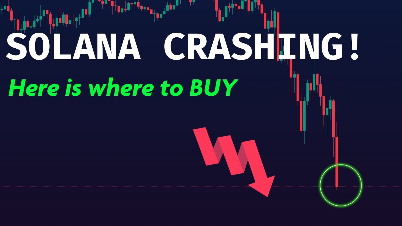 Solana CRASHING? Here is where to BUY! #BTC #ETH #LINK Update! - YouTube