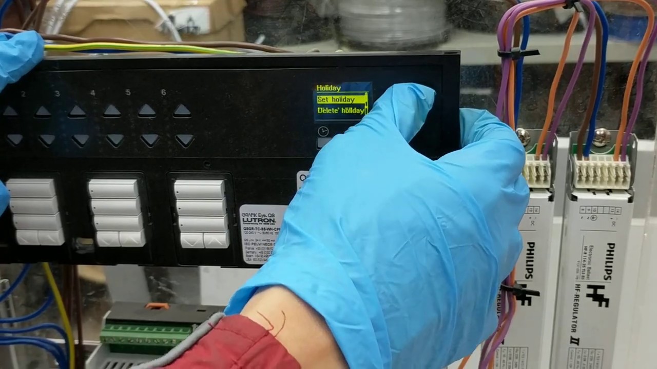 Lutron ESN system Time clock ( QSGR-TC ) public holiday update / 路創 ESN ...