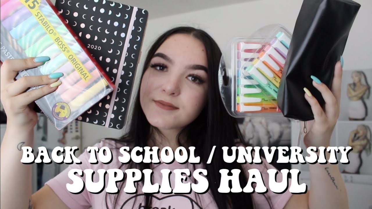 BACK TO SCHOOL / UNI SUPPLIES HAUL 2019 - YouTube
