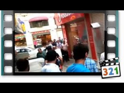 Meşhur  ÇiğKöfteci Ali Usta müşterisiyle kavga etti