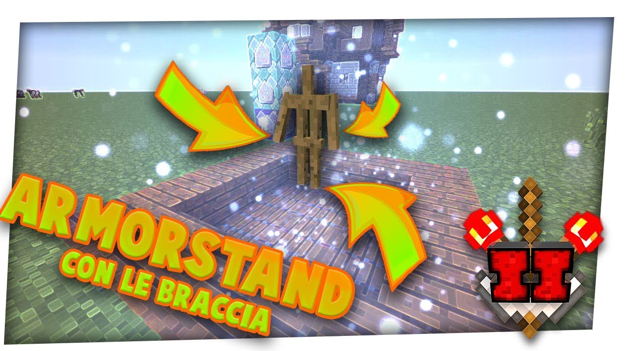 Come mettere le BRACCIA agli ARMORSTAND! ♦ Minecraft [1.13] RedCraft2 ...