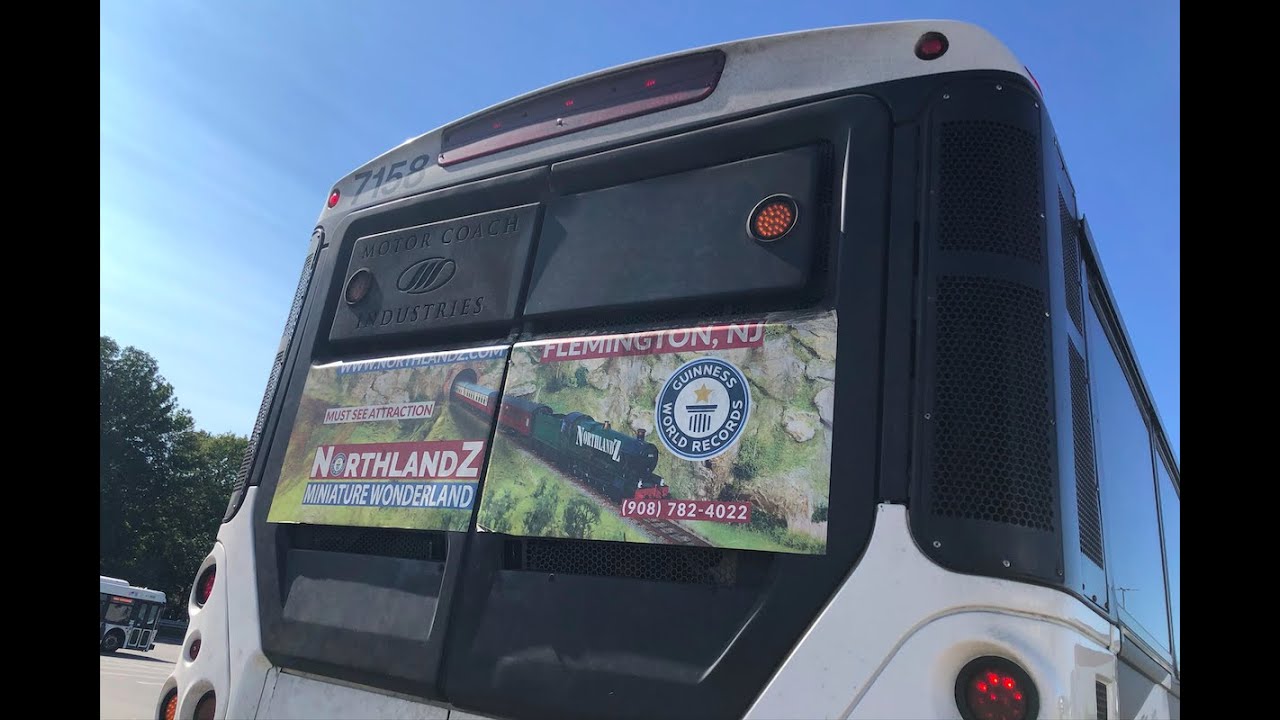 NJ Transit: On Board MCI D4500CL #7158 On Bus Route 194 To Willowbrook ...