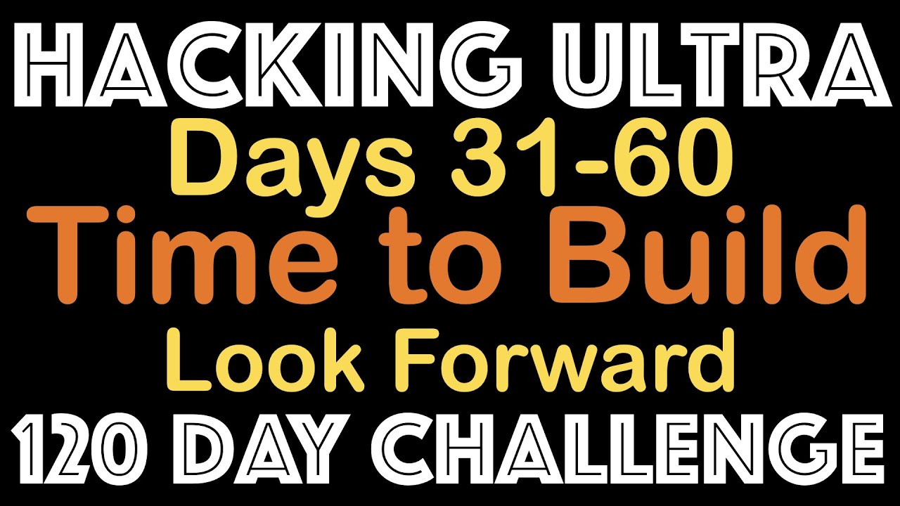 120 Challenge - Days 31-60 Look Forward - The Next 30 Days - YouTube