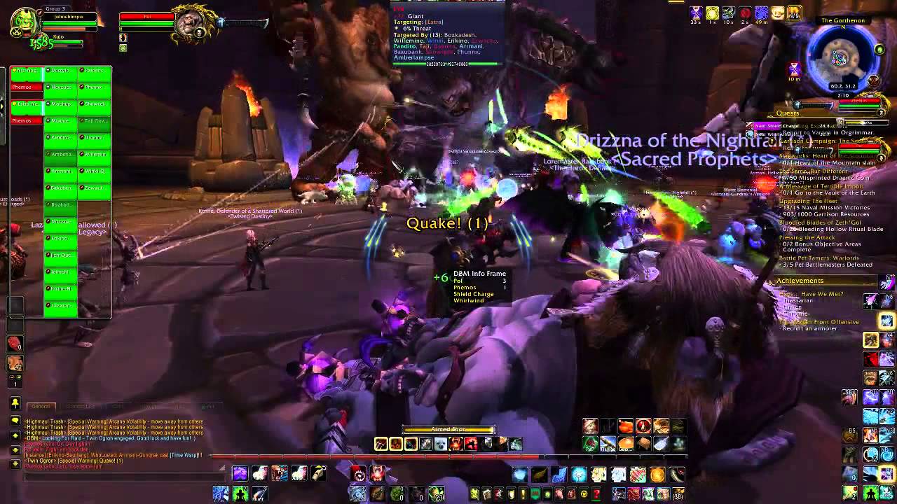 World of Warcraft Instances - johnchimpo Highmaul: Arcane Sanctum - YouTube