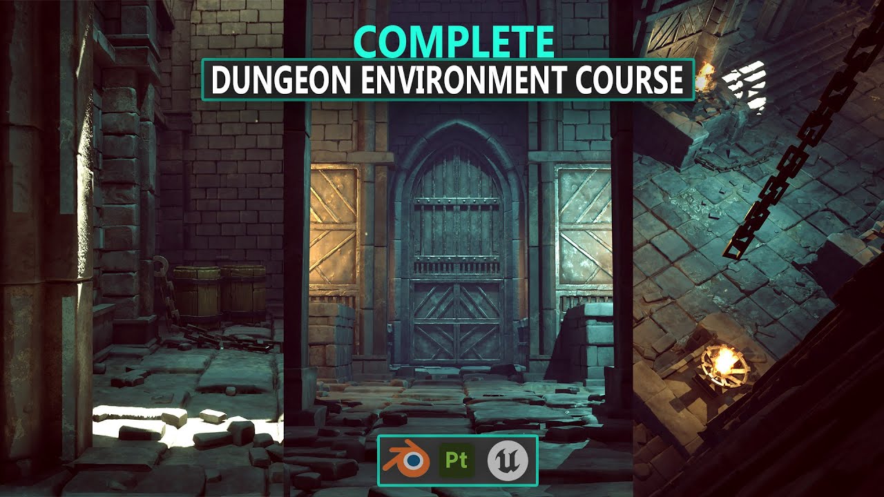 How to Make a Stylized Dungeon Environment - 3D Course Preview - YouTube