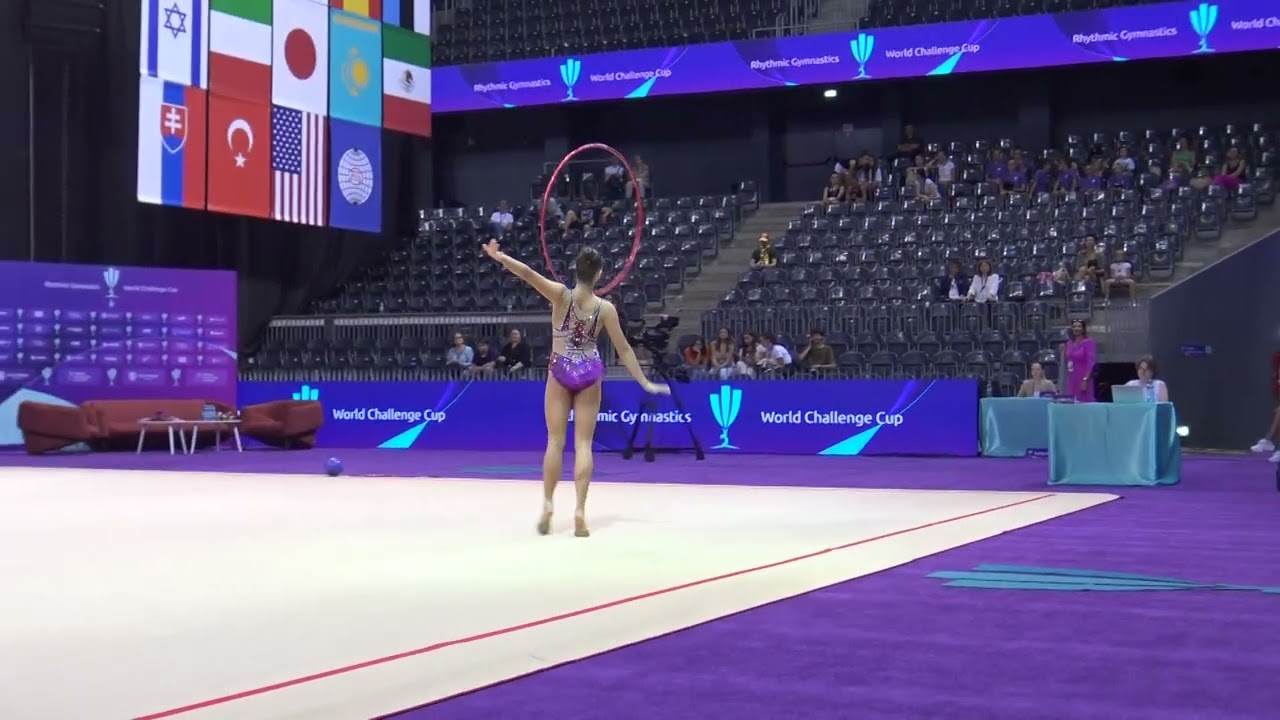 PIGNICZKI Fanni HUN HOOP FIG Rhythmic Gymnastics World Challenge Cup ...