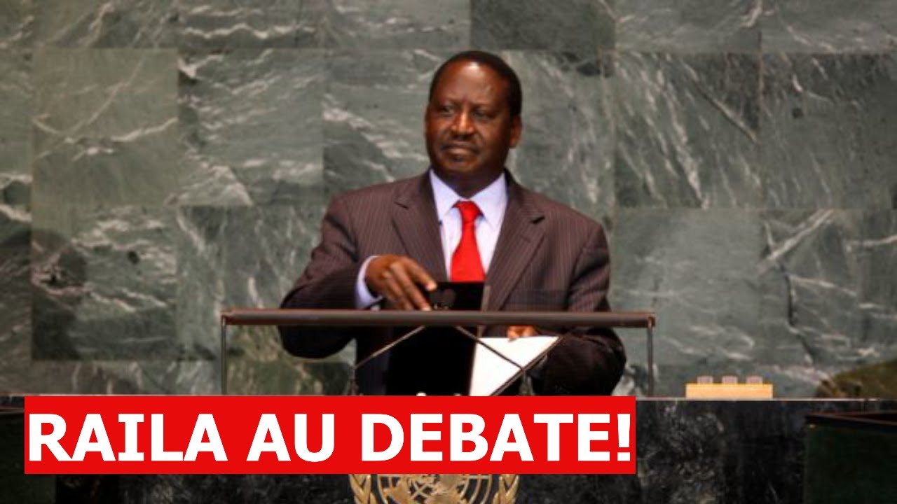 LIVE! TENSION AS RAILA ODINGA RECIEVES TOUGH QUESTIONS IN AUC DEBATE ...