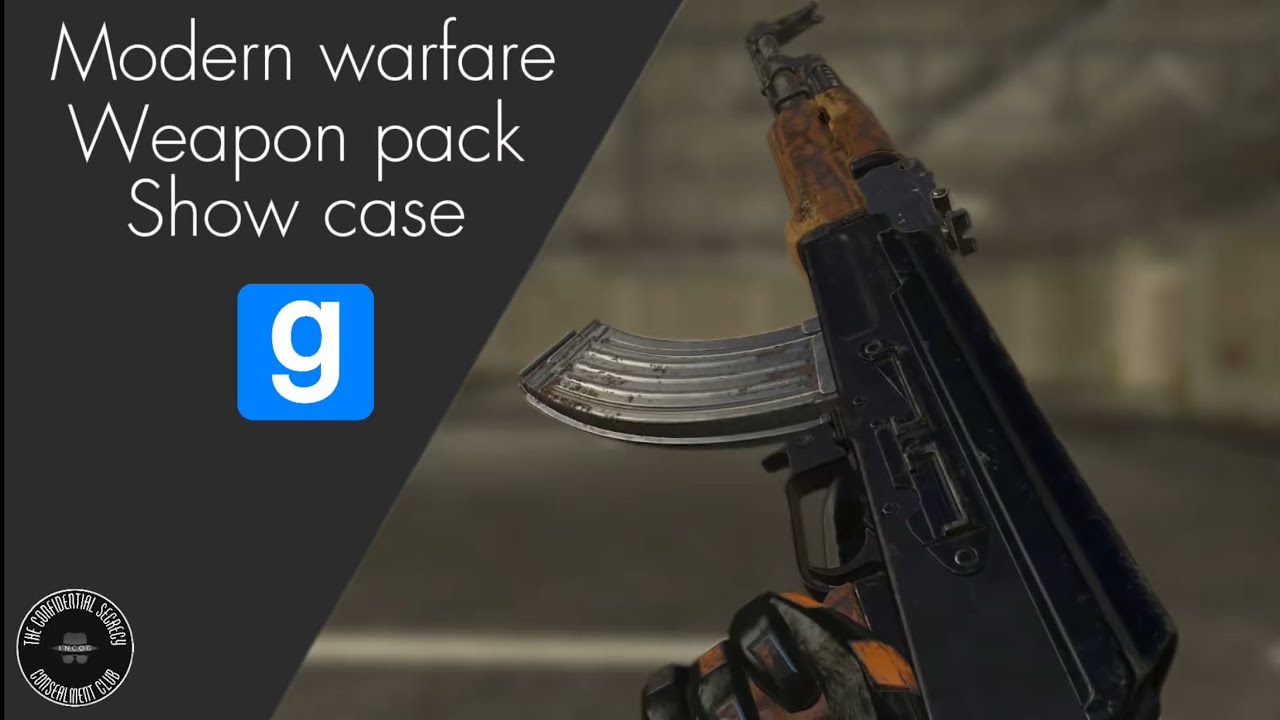 Modern warfare Weapon Pack Showcase (Gmod) - YouTube