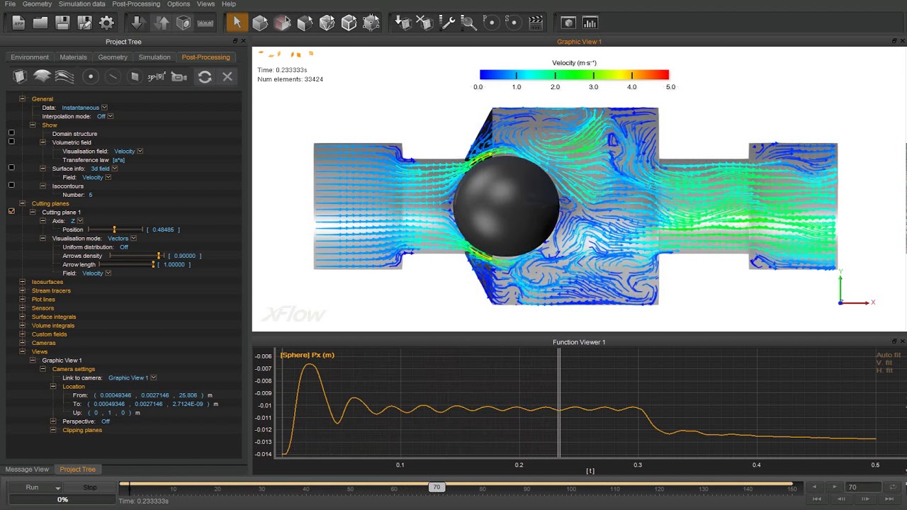 SIMULIA XFlow - Ball Valve Simulation - YouTube