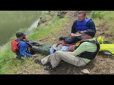 Injured Hells Canyon hiker saved with help from boy scout troop - YouTube